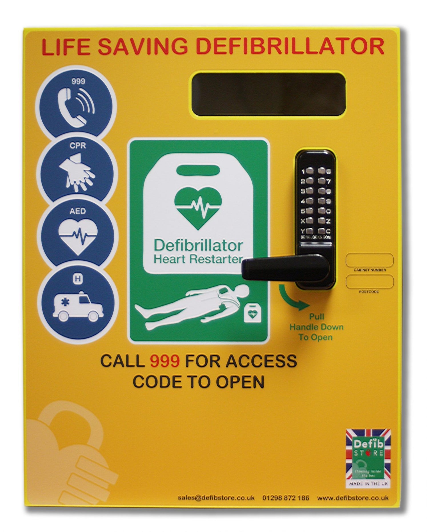 Outdoor Defibrillator Cabinets — Defib4Life Ltd