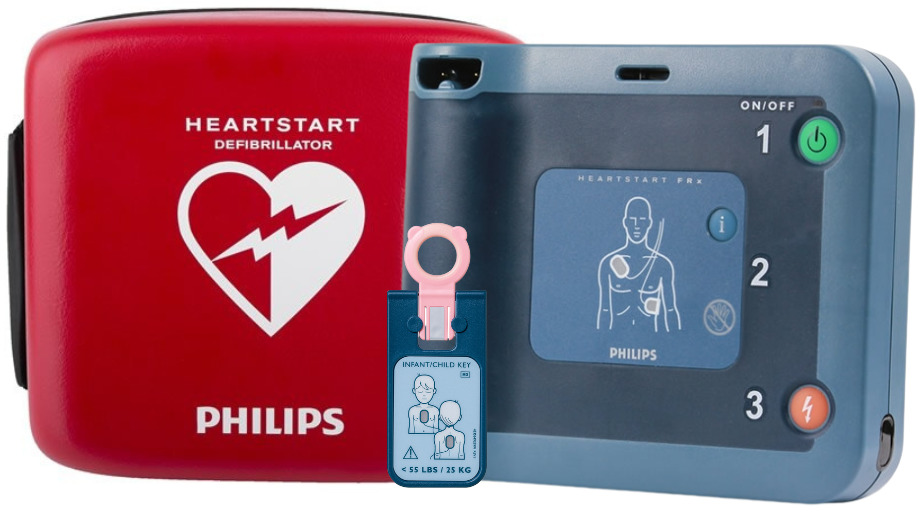 Philips FRx Semi Automatic Defibrillator, Standard Carry Case & Infant ...