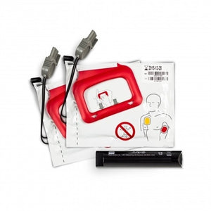 Physio Control Lifepak CR Plus Replacement Defibrillator Pads & Batter ...