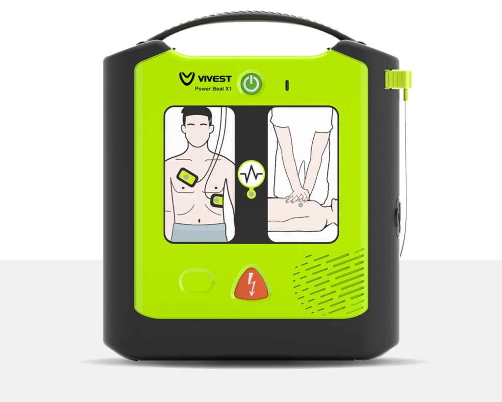 ViVest Power Beat X1 Semi Automatic Defibrillator — Defib4Life Ltd