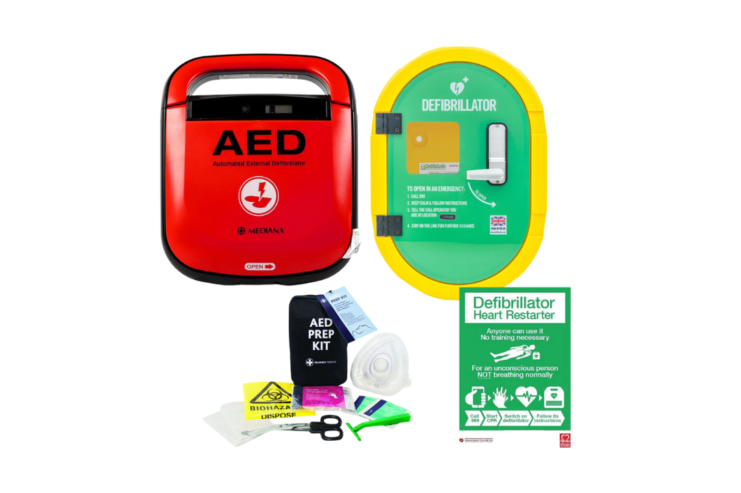 Mediana HeartOn A15 Semi-Automatic Defibrillator and Unlocked DefibSaf ...