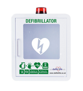 Indoor Defibrillator Cabinet White with Alarm & Strobe Light suitable ...