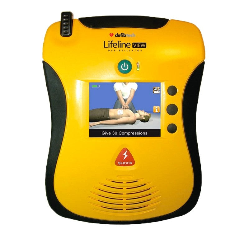 Defibtech Lifeline View AED Semi Automatic Defibrillator — Defib4Life Ltd