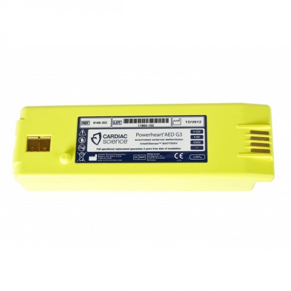 Cardiac Science Powerheart AED G3 Replacement Defibrillator Battery ...